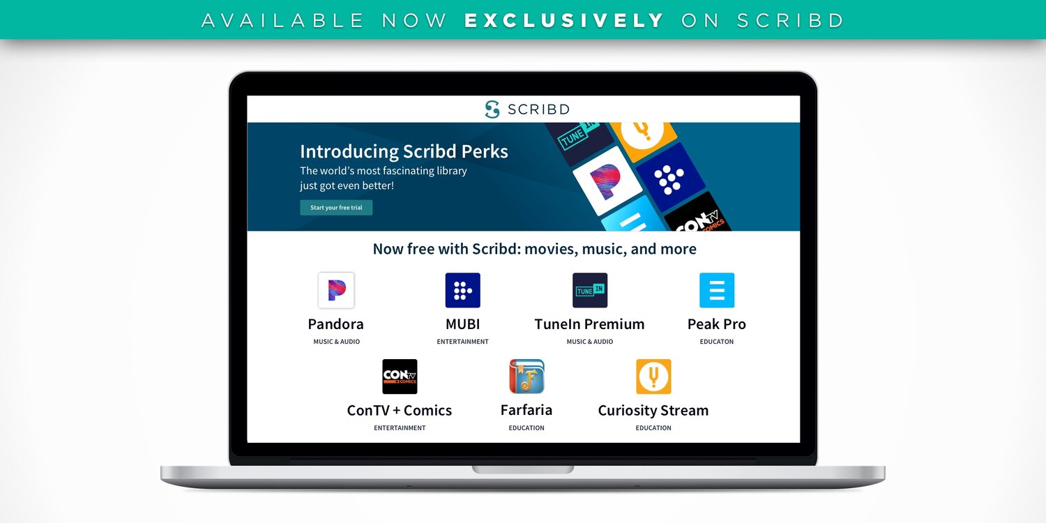 Scribd Announces Scribd Perks Program with More Premium Content for ...