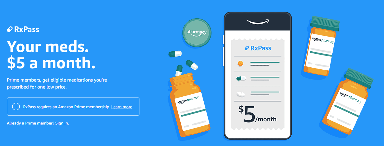 Amazon Introduces RxPass Membership for $5 a Month - Subscription Insider