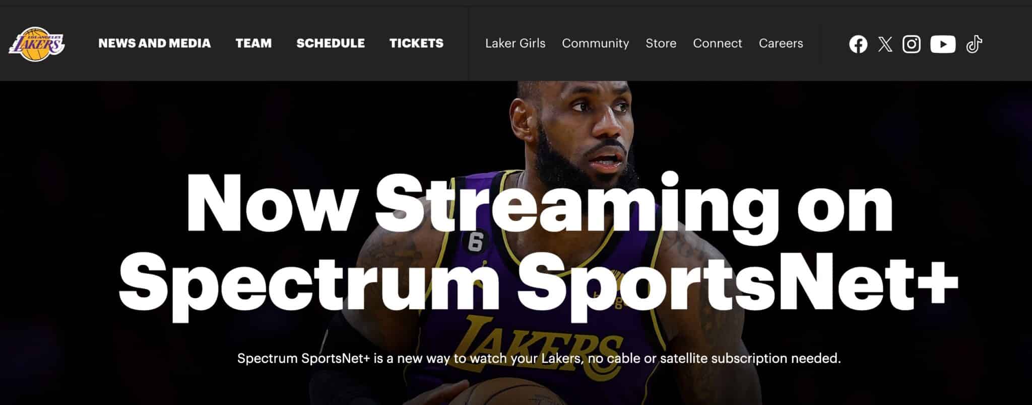 Los Angeles Lakers Launch Spectrum SportsNet+ - Subscription Insider