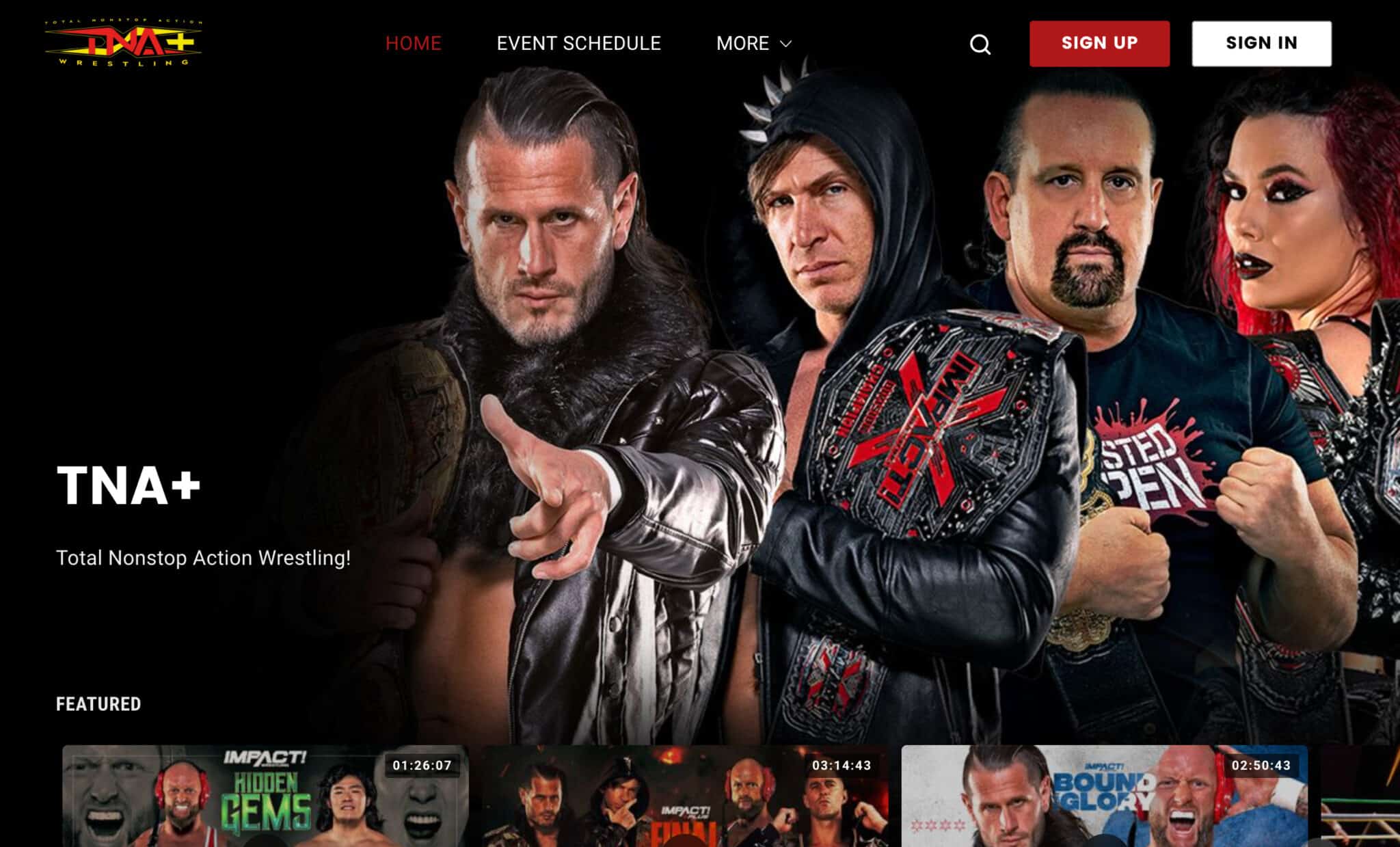 TNA Wrestling Unveils TNA+: On-Demand Streaming Wrestling Entertainment - Subscription Insider