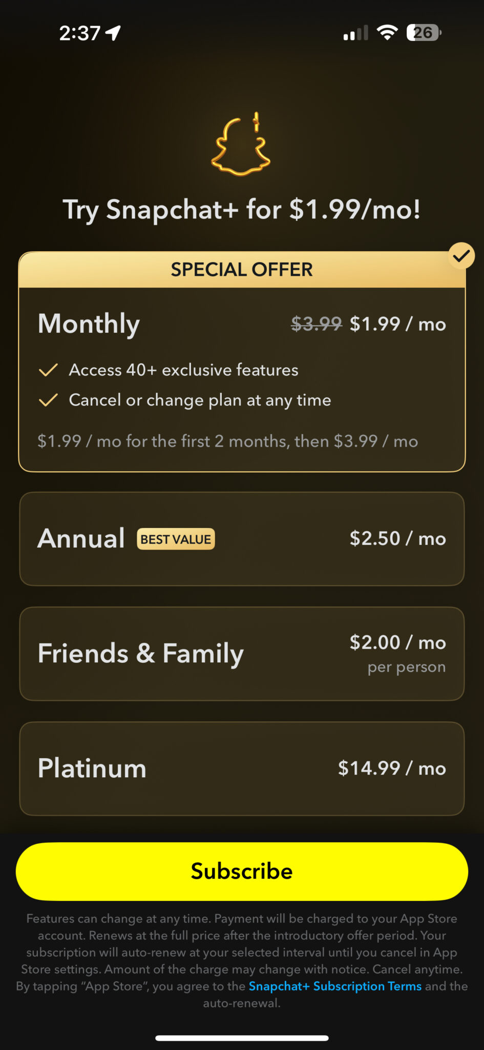 Snapchat Introduces Ad-Free Platinum Tier—Will Subscribers Pay the ...